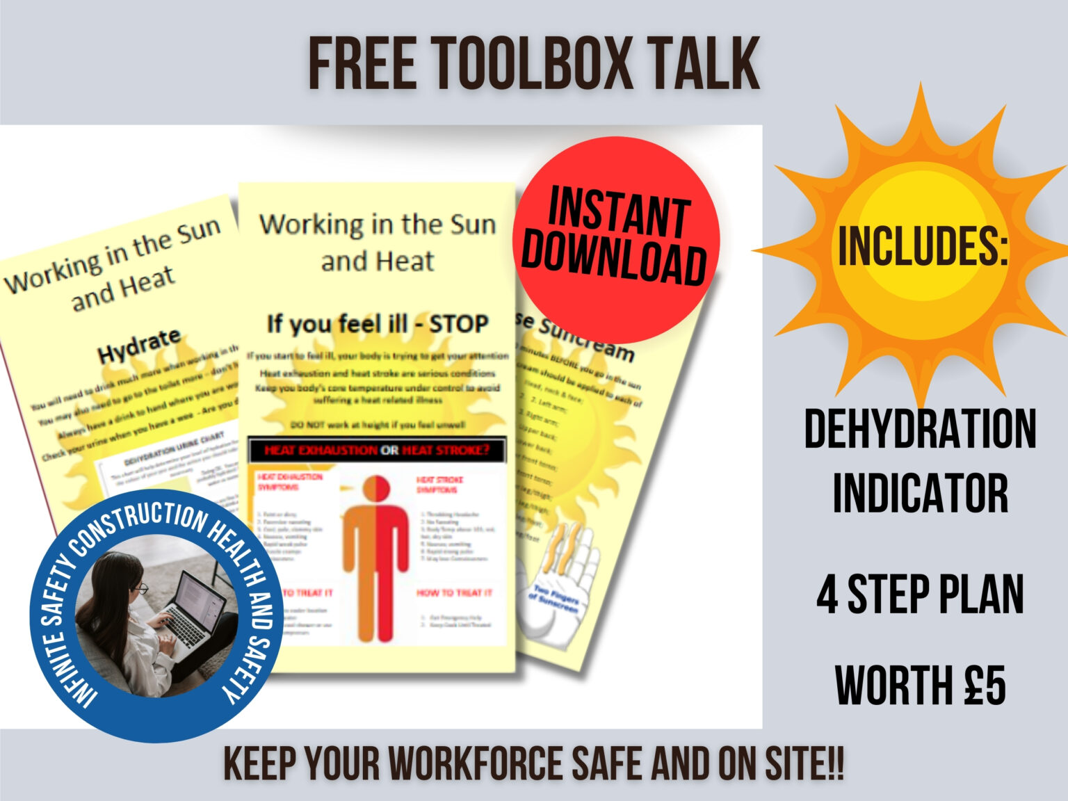 Working in the Sun Toolbox Talk - Infinite Safety Ltd